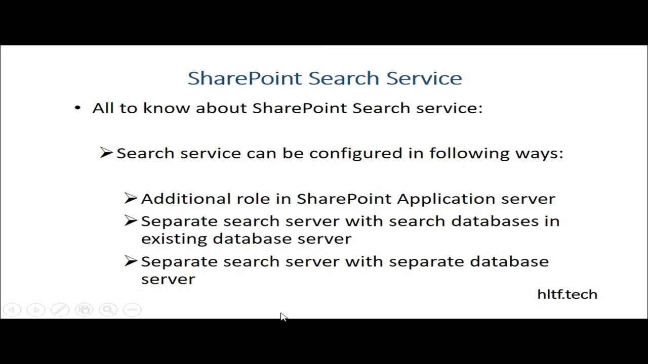 Must Watch- All to know about SharePoint search service application - YouTube