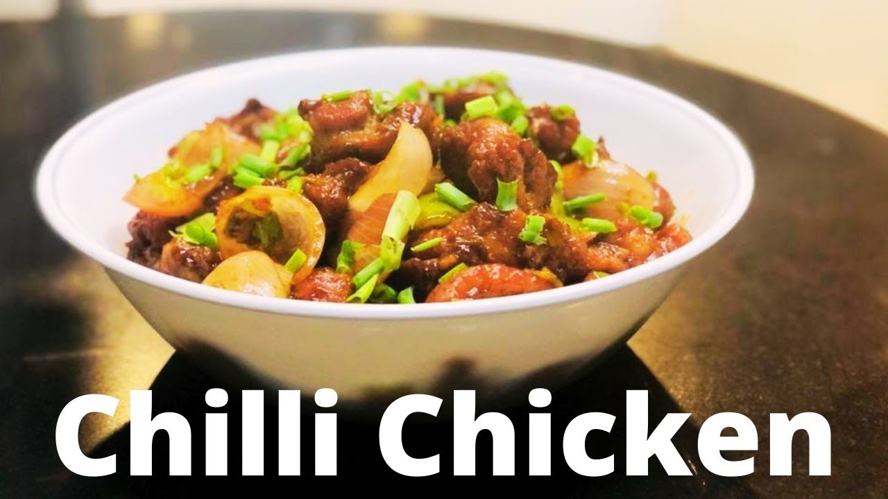 Restaurant Style Chilli Chicken Recipe - YouTube