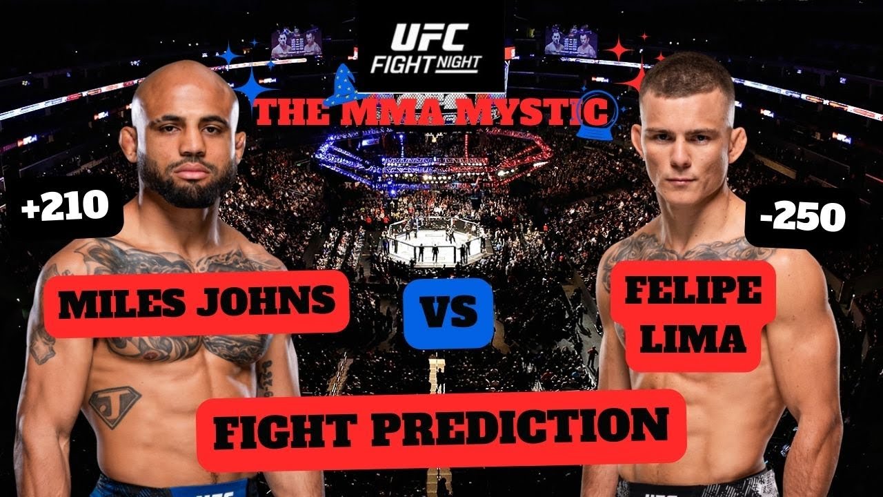 Miles Johns vs Felipe Lima Fight Prediction at UFC Fight Night Tampa ...