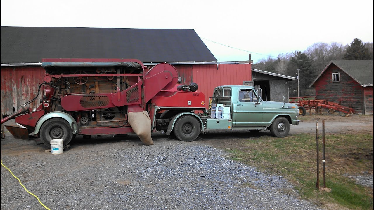 Cool Old Mobile Grain Cleaner - YouTube
