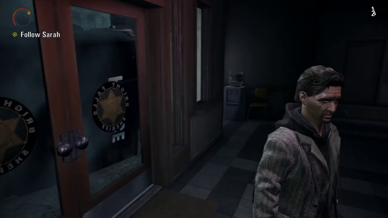 Alan Wake [part 11] - Taking Out His Hip Flask When He Reached The Page ...