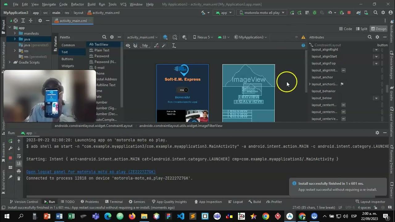 Maquetación de la Interfaz gráfica en XML – Android - YouTube