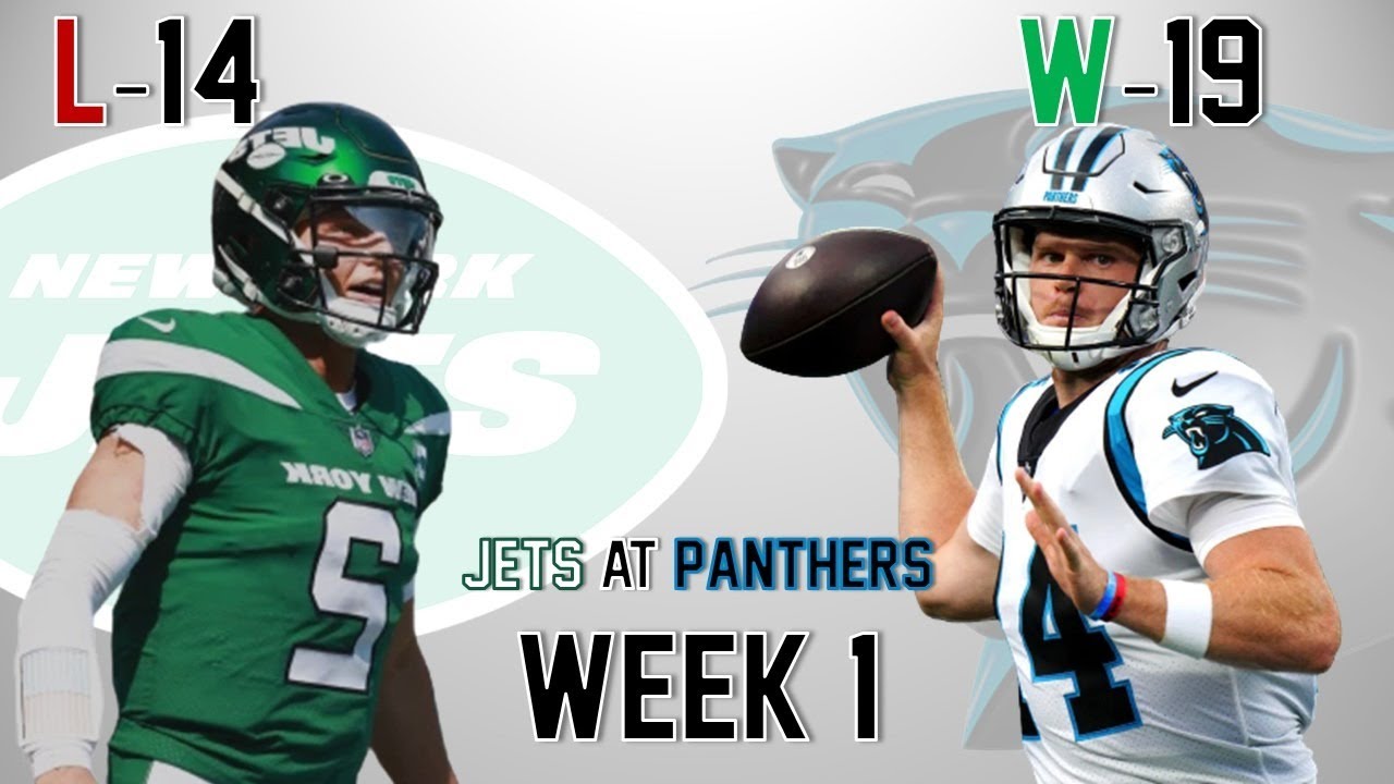 Carolina Panthers FLY over the New York Jets 19-14 || Week 1 ...
