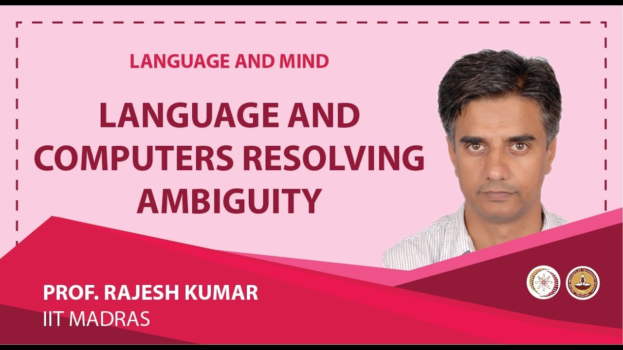 Language and computers: resolving ambiguity - YouTube