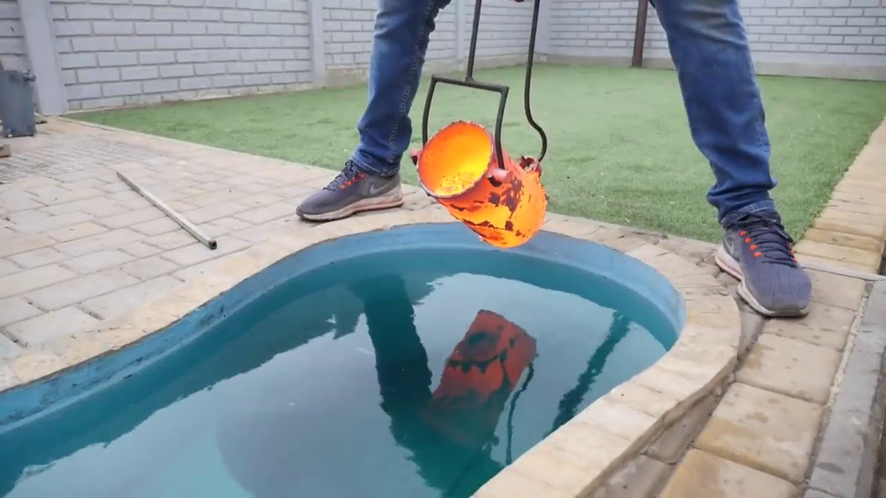 EXPERIMENT- LAVA vs POOL_HD - YouTube