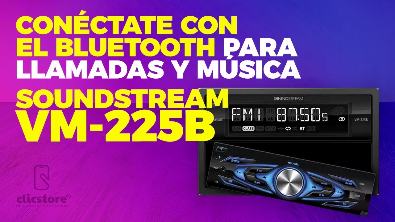 Soundstream VM-225B - Conéctate con el Bluetooth para llamadas y música ...