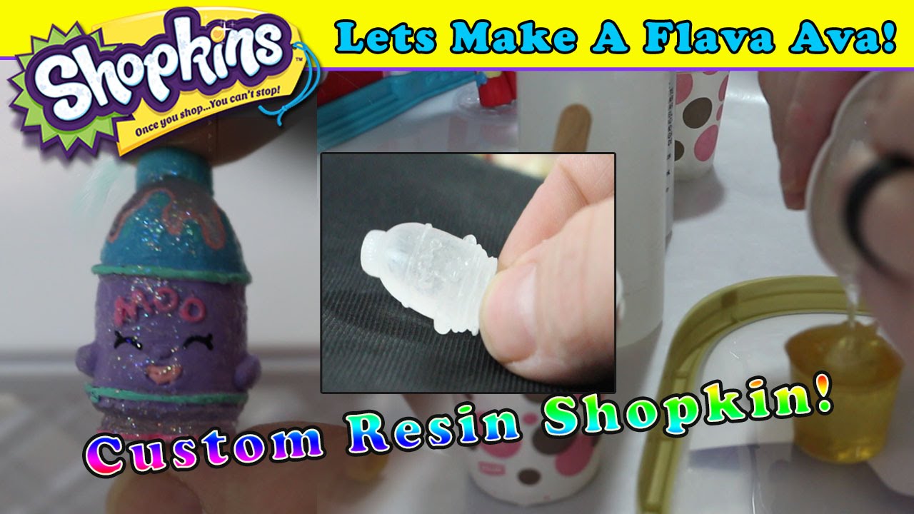 Custom Resin Shopkins - Flava Ava Repainted Season 1 DIY Craft Shopkin ...