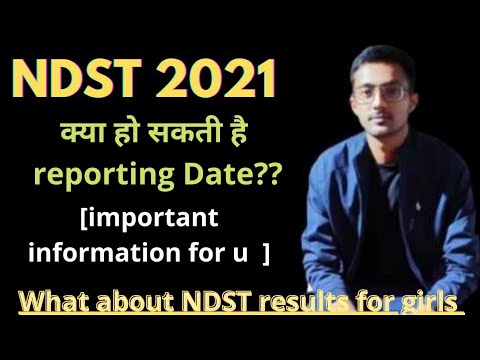 NDST 2021 Reporting Date updates|Ndst girls result soon🔥 - YouTube