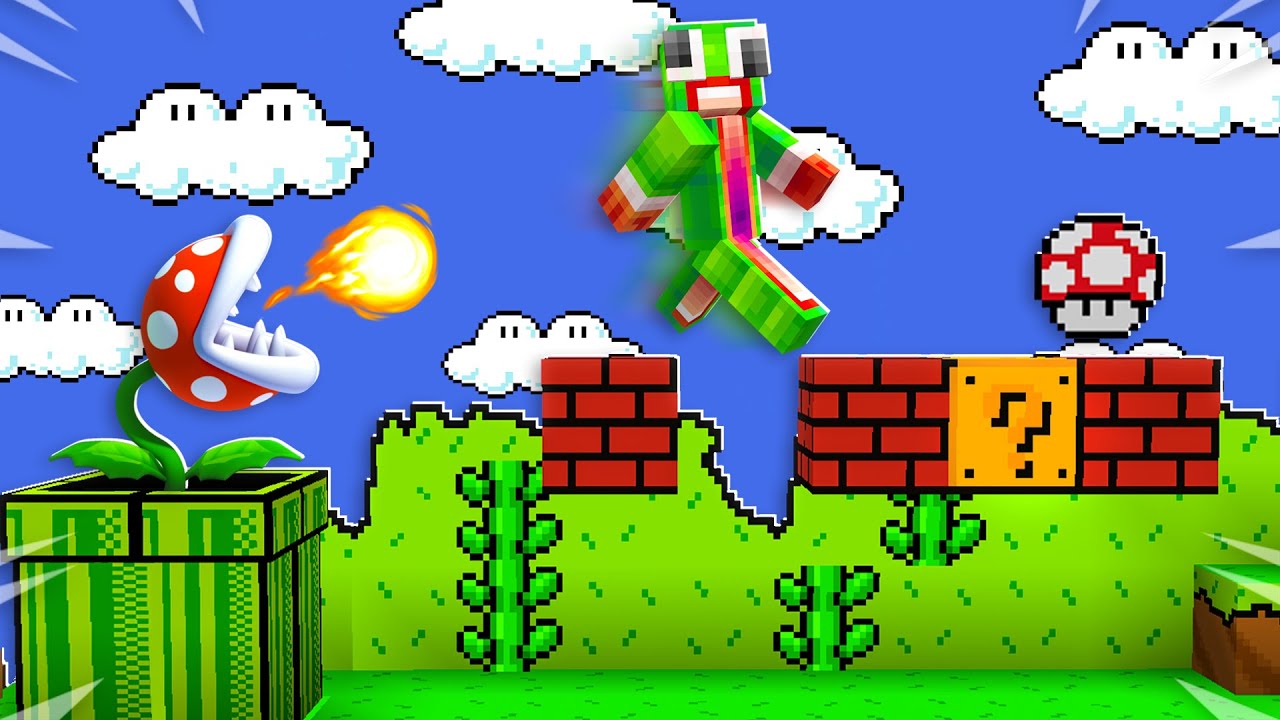 EXTREME SUPER MARIO GAME IN MINECRAFT! - YouTube
