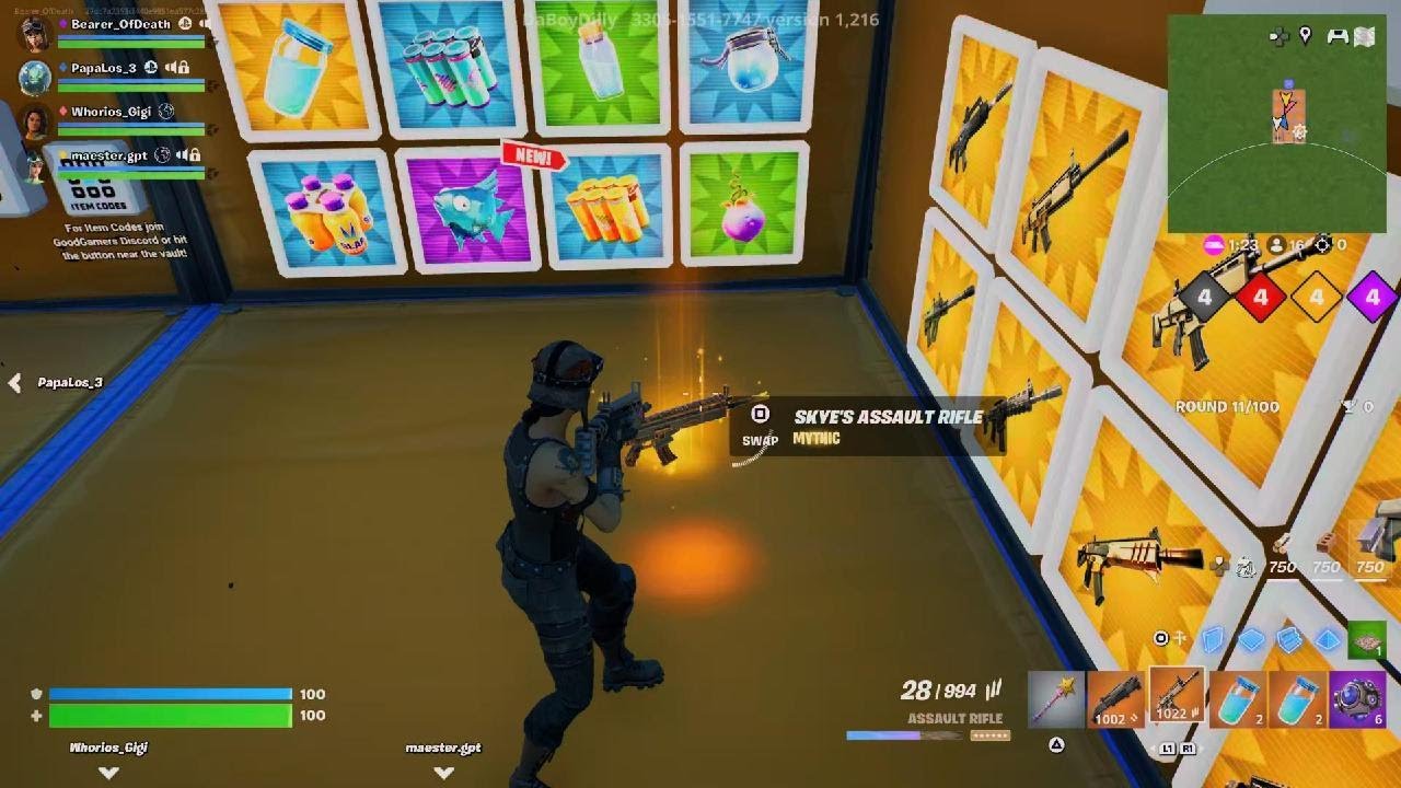 Fortnite how to get mythic scar in go Goated - YouTube