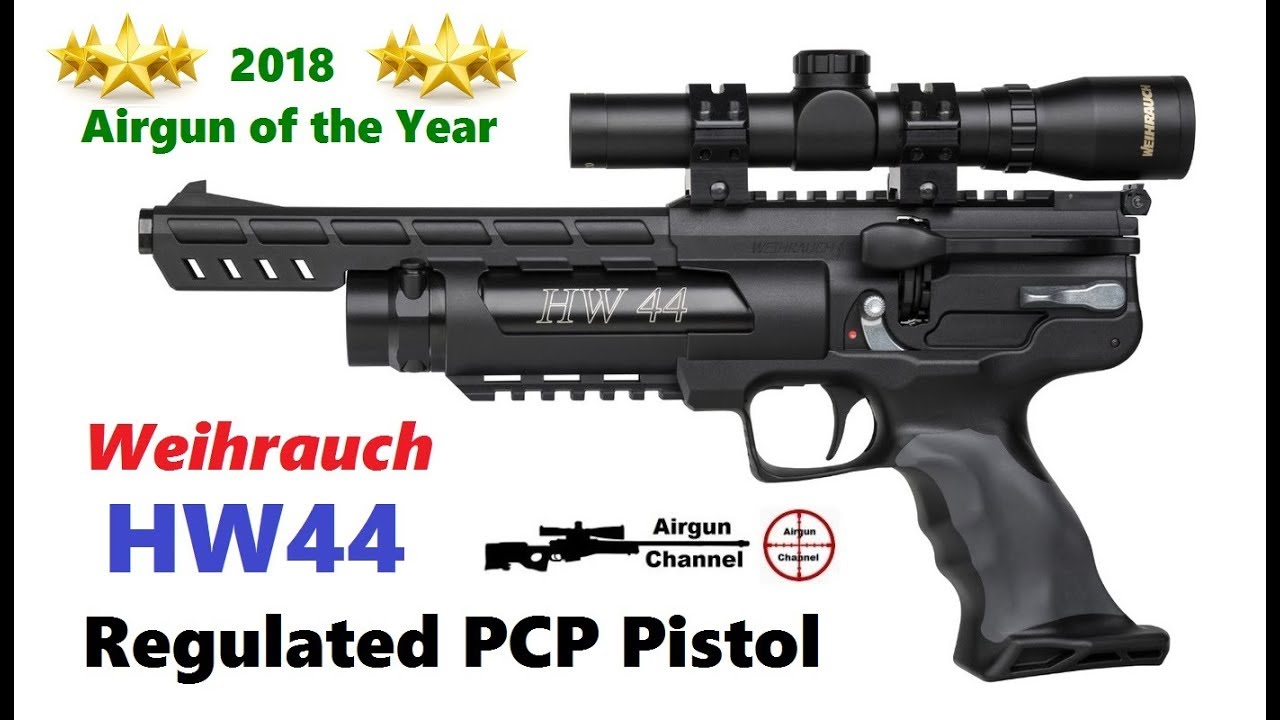 Weihrauch Hw44 Review 2018 Air Pistol Of The Year Regulated Pcp