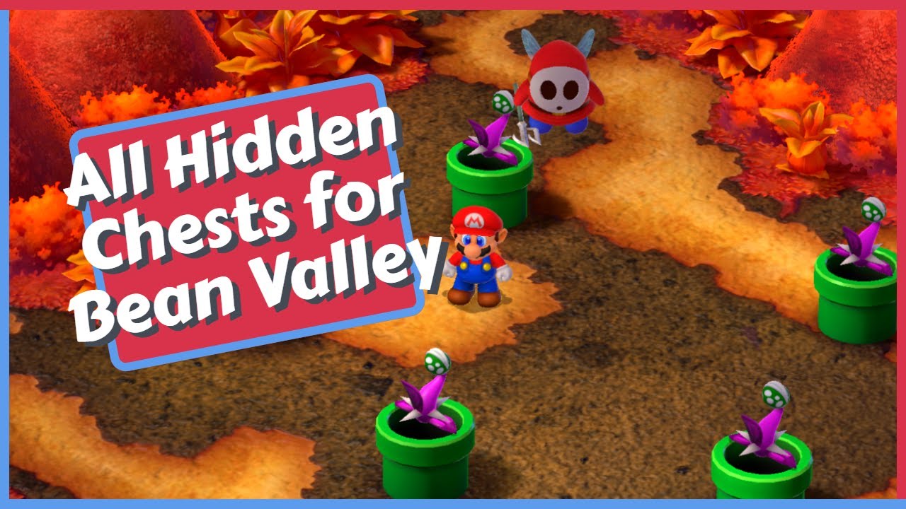 All Hidden Chests for Bean Valley in Super Mario RPG Remake - YouTube