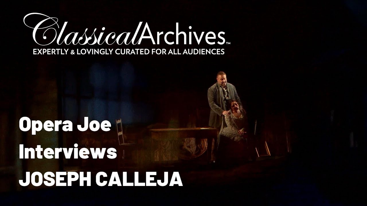 Opera Joe Interviews Joseph Calleja #tenor #opera coming to # ...