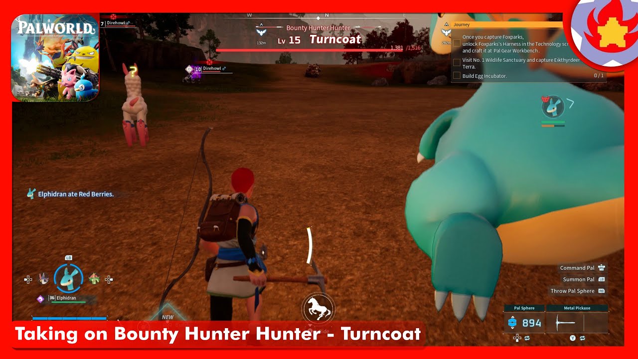 Taking on Bounty Hunter Hunter - Turncoat | Palworld - YouTube