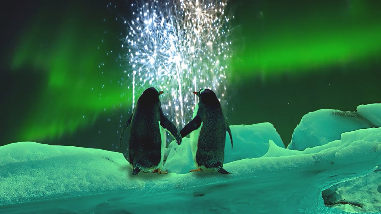 North Pole Ambience / Peaceful Music with Icy Winter Sounds, Lapping ...