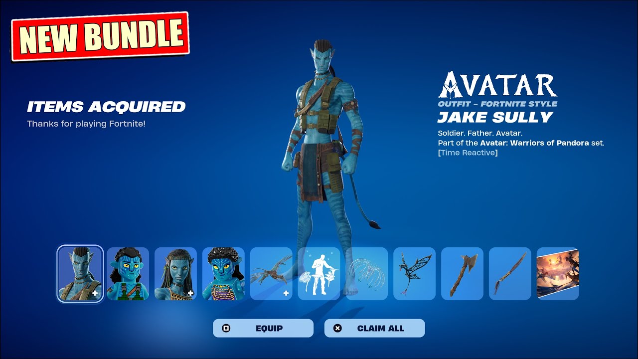 Avatar x Fortnite Bundle - YouTube