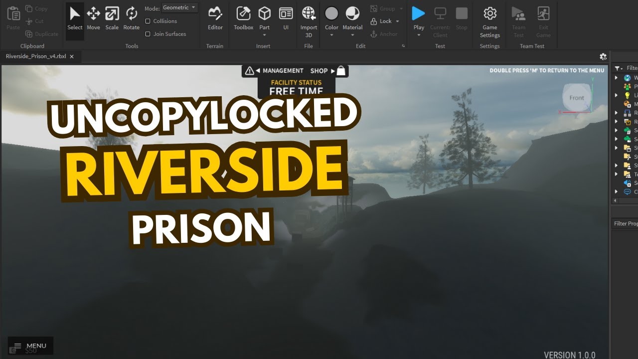 [FREE UNCOPYLOCKED] RIVERSIDE PRISON 🚔 | Fully Scripted - YouTube