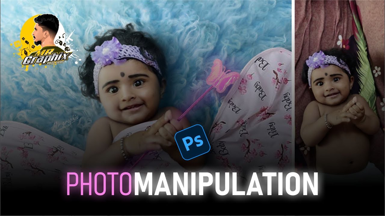 BABY PHOTO MANIPULATION | MR GRAPHIX - YouTube