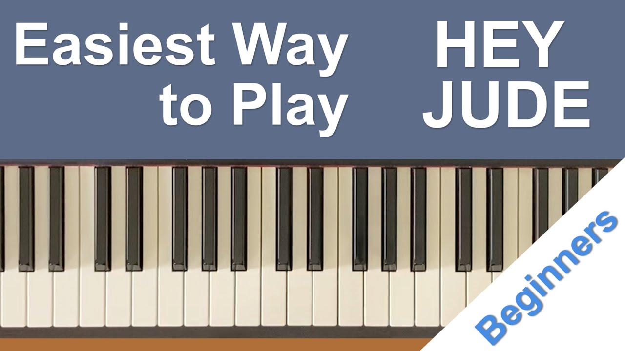 Hey Jude Easy Piano - YouTube