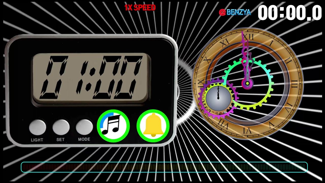 digital 1 minutes countdown timer alarm🔔 - YouTube