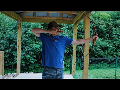 Recurve Bow vs Compound Bow Challenge! Shooting Long Range With Recurve ...