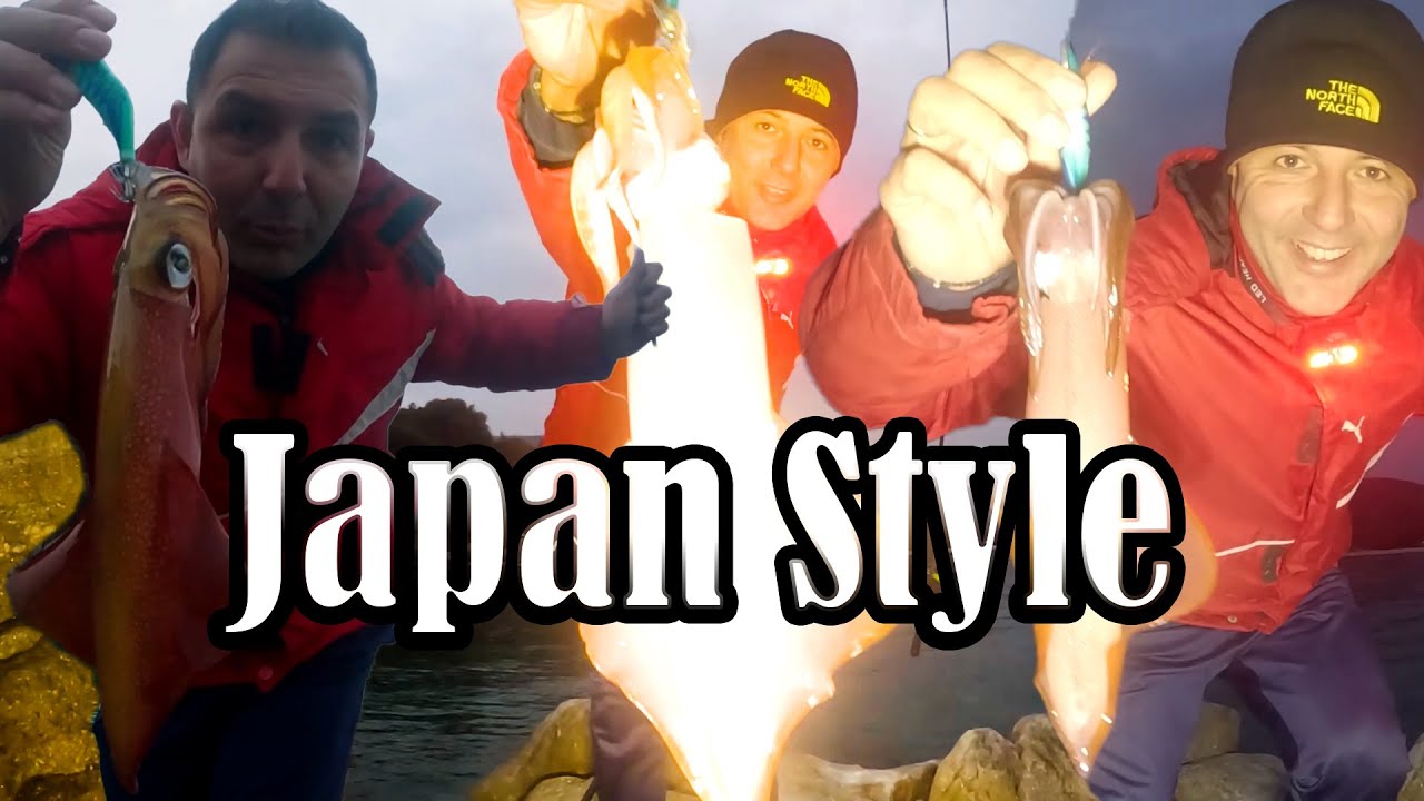 Japan Style Eging! 3 Καλαμάρια στο Ηλιοβασίλεμα 🌅🦑 - YouTube