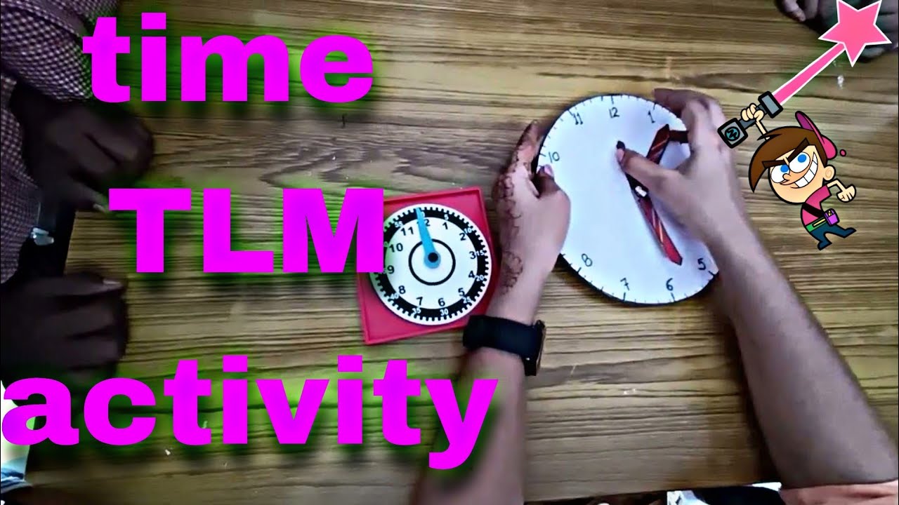 T.L.M. ki help se time dekhna sikhaye || समय || TLM watch || घड़ी ...