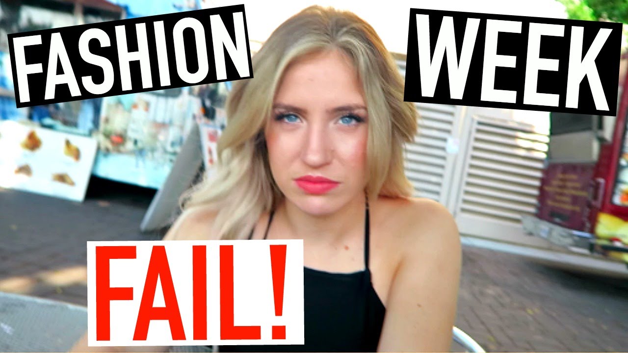 LA FASHION WEEK FAIL w/ MaddyMcQ! - YouTube