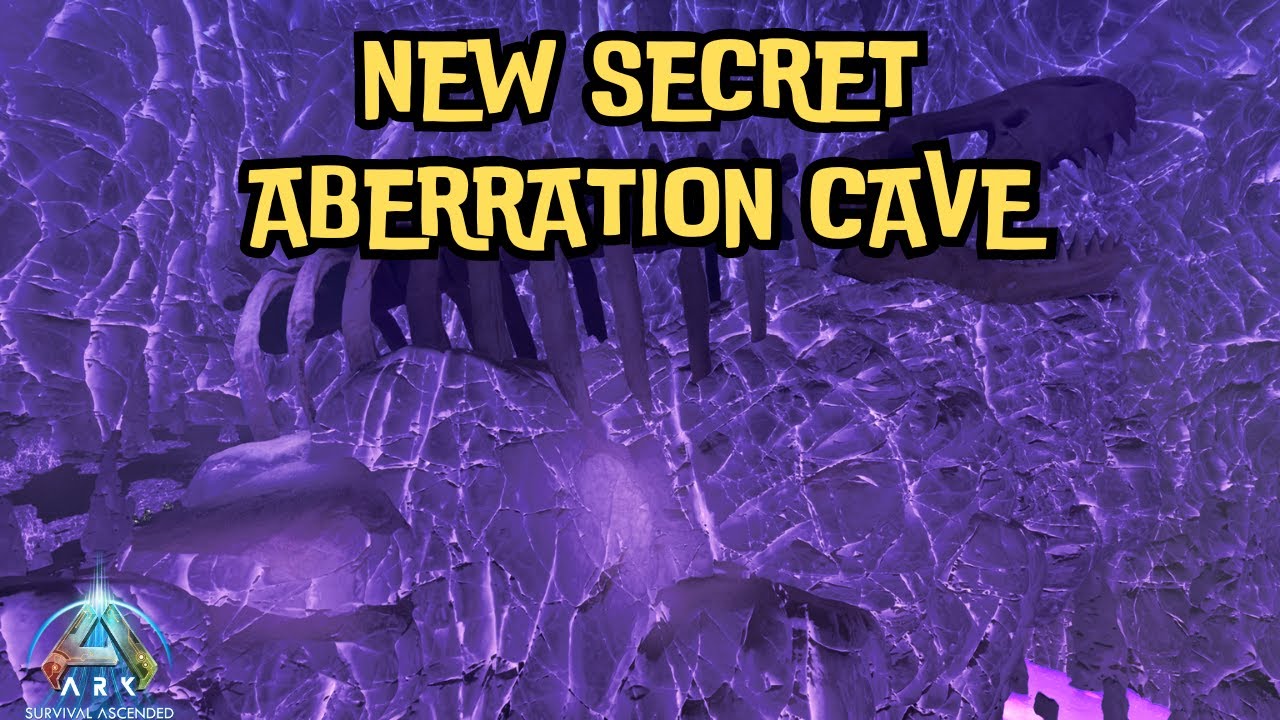 A new SECRET CAVE on aberration | Ark survival ascended - YouTube