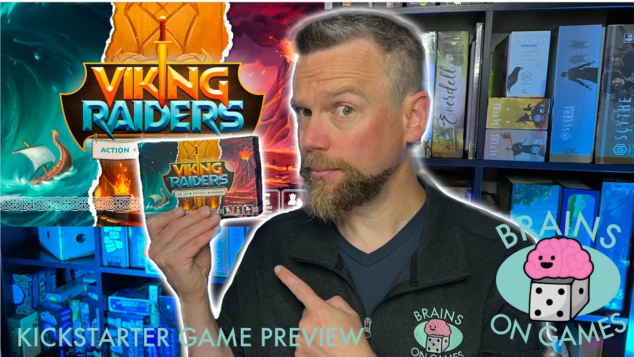 Viking Raiders (Kickstarter card game preview) - YouTube