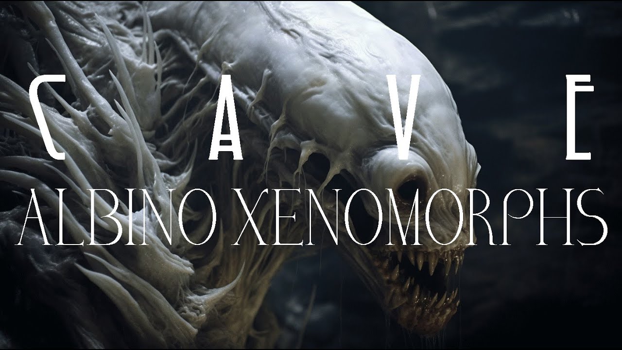 Cave. Albino xenomorphs. 4k - YouTube