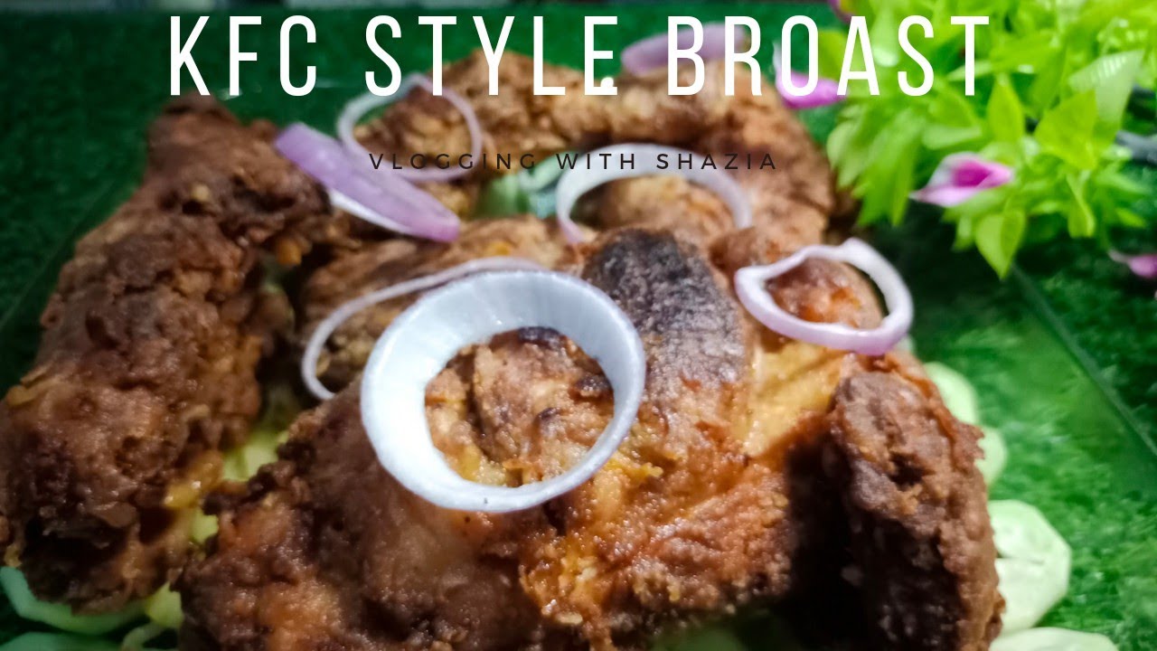 Crispy Chicken Broast 🍗🍖 || KFC Style || Crunchy and Delicious ...