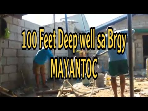 123 Paggawa ng Deep Well in the Philippines || 100 Feet Electric Deep ...