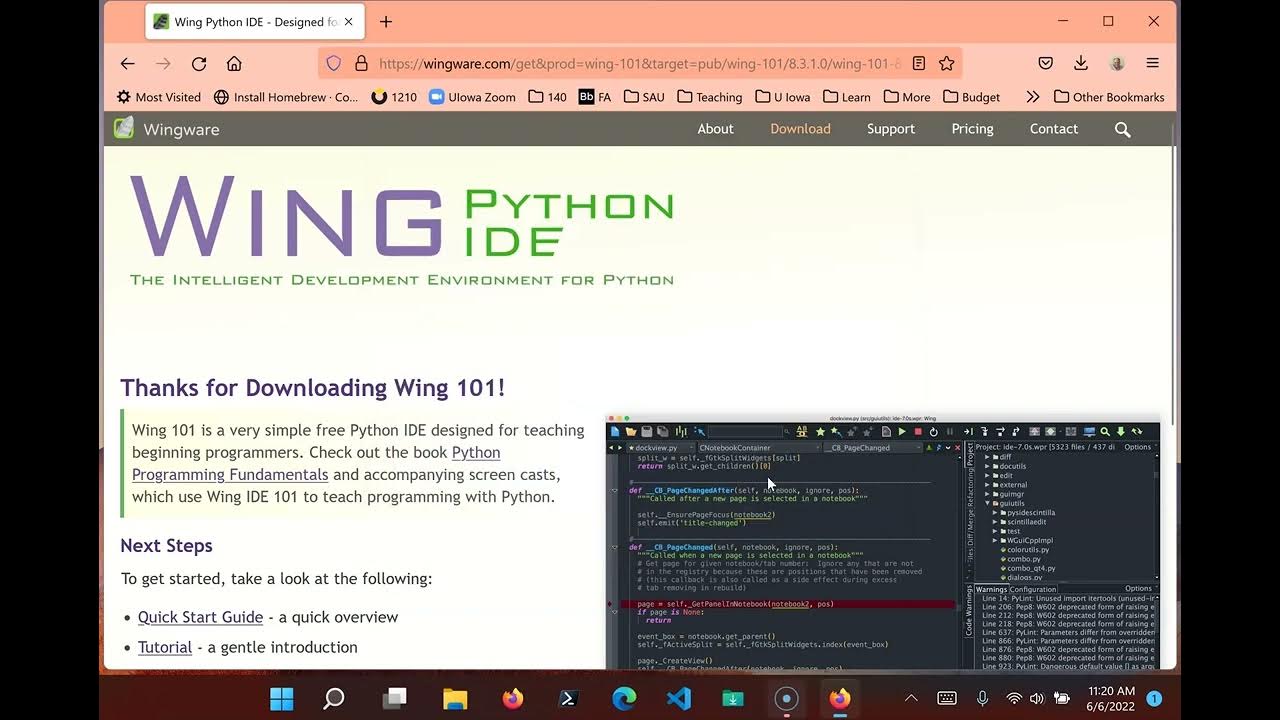 Installing Wing 101 on Windows - YouTube