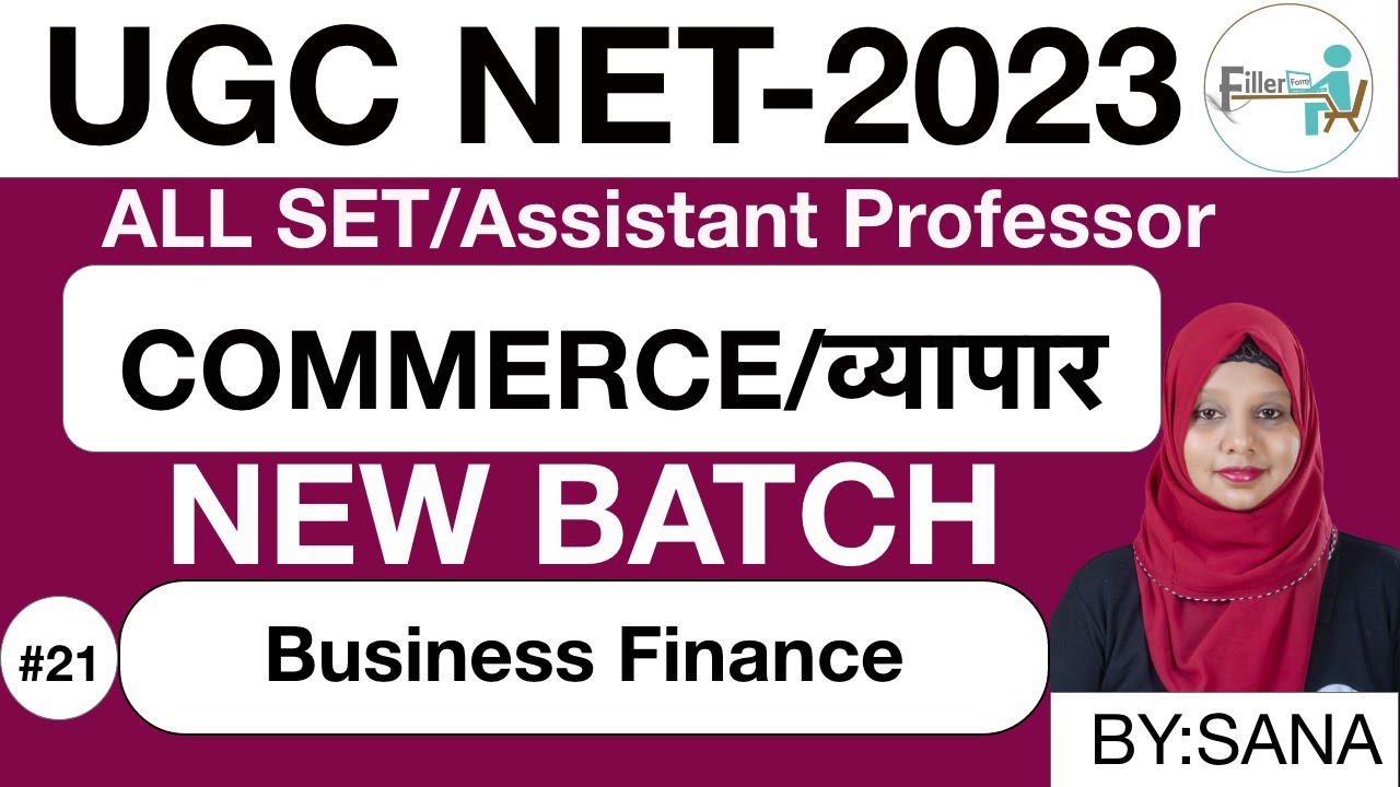Commerce UGC NET/SET Commerce Class | UGC NET June 2023 | NET Commerce ...