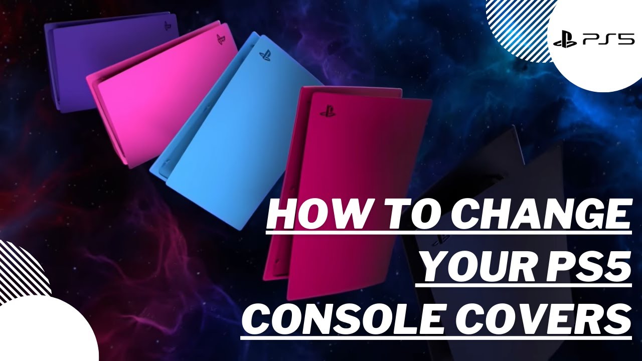 How to change PS5 faceplates: Console cover unbox and install - YouTube