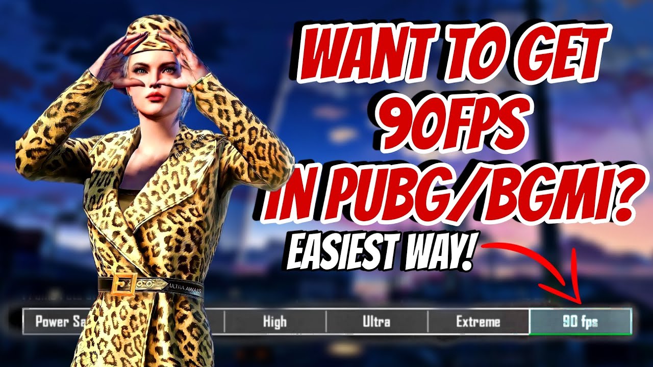 How to enable 90FPS | PUBG/BGMI - YouTube