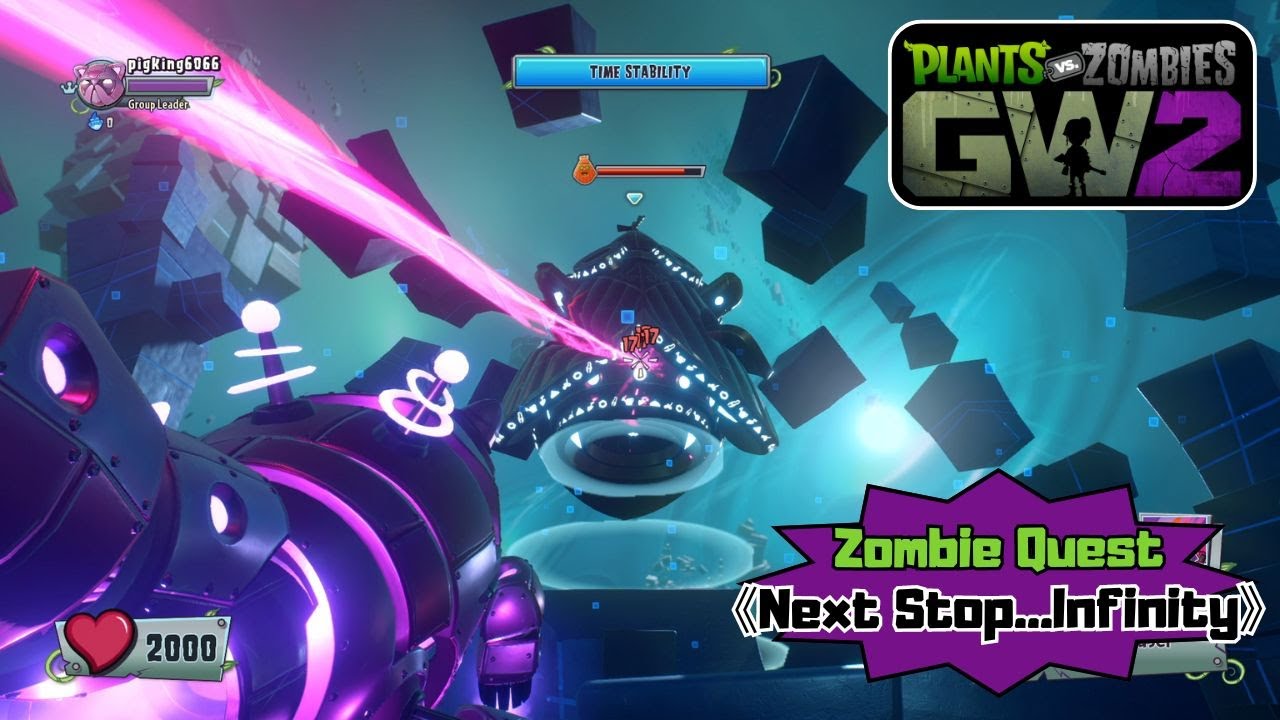 PvZ GW 2 | Zombie Quest | Next Stop...Infinity - YouTube