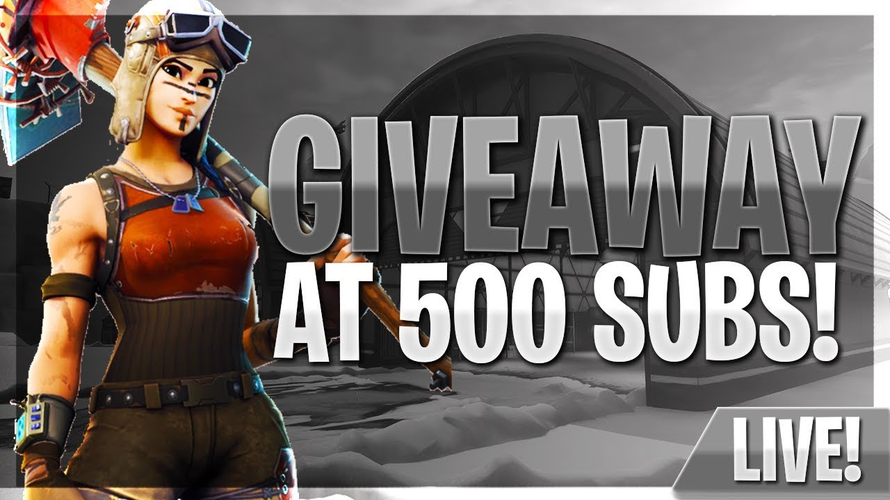 FORTNITE Road To 500 Subs #VEILZ #GIVEAWAYAT500SUBS - YouTube