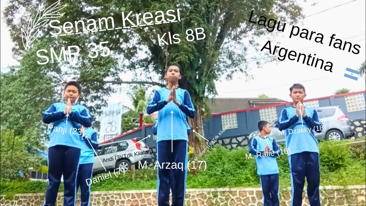 Projek Senam Kreasi SMP 35 Samarinda Lagu Dreamers FIFA WorldCup 2022 ...