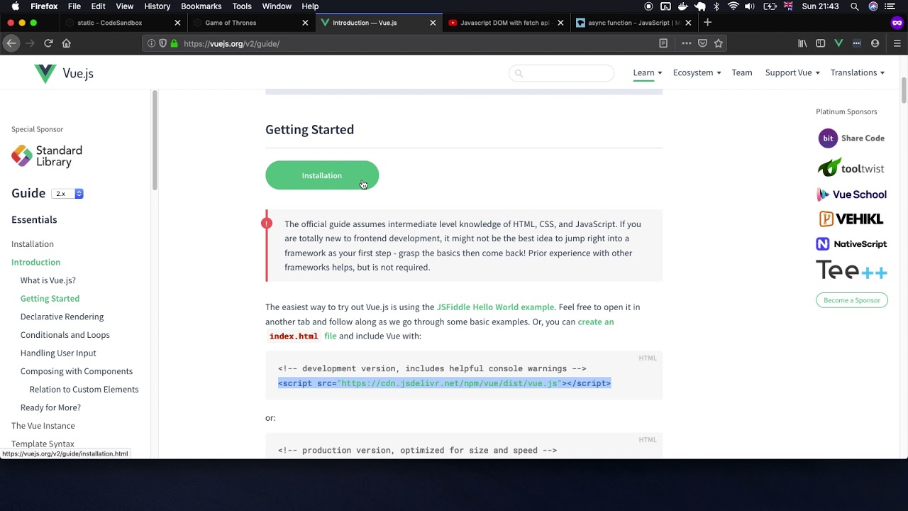 Intro To Vue Part 2 Youtube 4223
