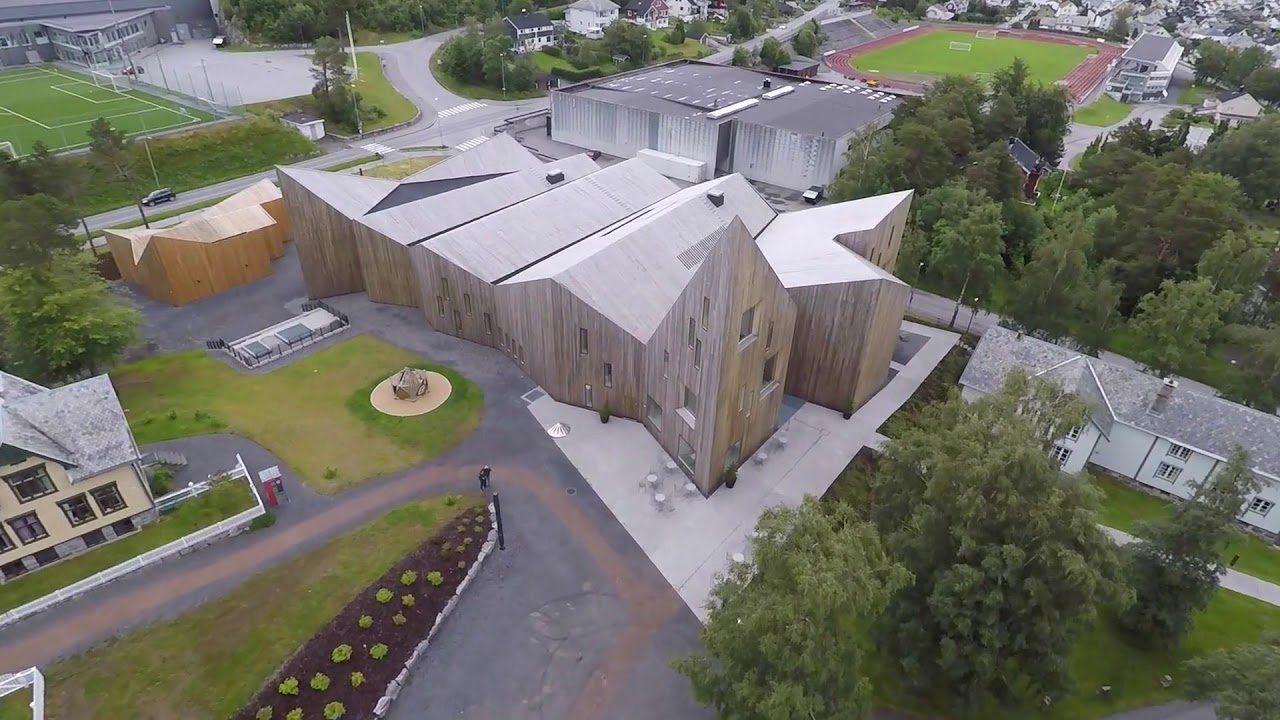 Romsdal Folk Museum by Reiulf Ramstad Arkitekter - YouTube