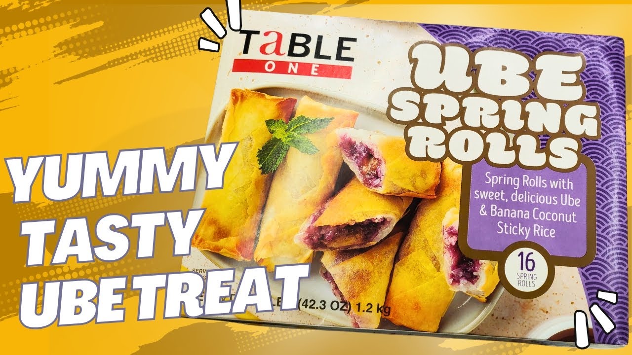 UBE Spring Roll from Table One at Grocery Outlet - YouTube