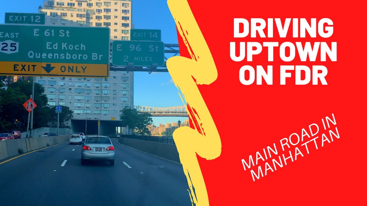 Driving uptown on FDR drive. Most important road in Manhattan - YouTube