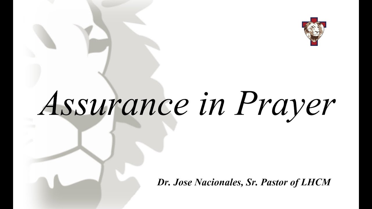 Assurance in Prayer (Part 2) – JPN - YouTube