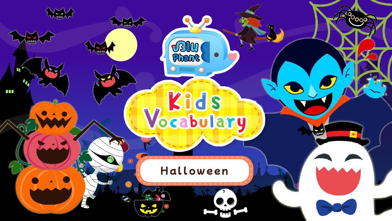 20 Halloween Vocabulary Flashcards for Kids 🎃👻 Learn Spooky Words and ...