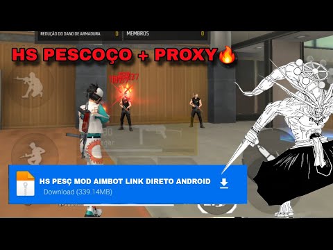  HS PESCOÇO🔥 XIT GRÁTIS PROXY NOVA ATUALIZAÇÃO SEM BUGS LINK DIRETO MEDIAFIRE✅ | HS FREEFIRE