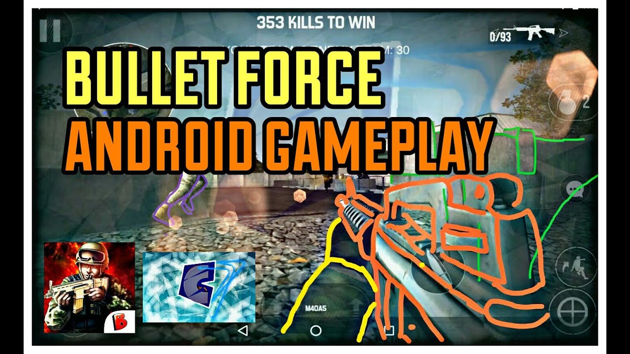 BULLET FORCE MOBILE 1# | REVIEW BUGS AND LAGS (ANDROID GAMEPLAY AND ...
