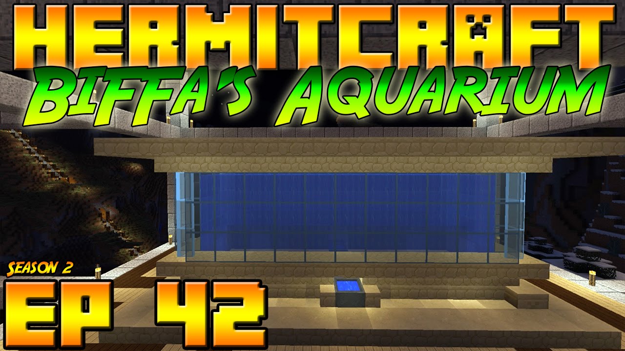 Minecraft Hermitcraft Vanilla - S2E42 - Biffa's Aquarium - YouTube