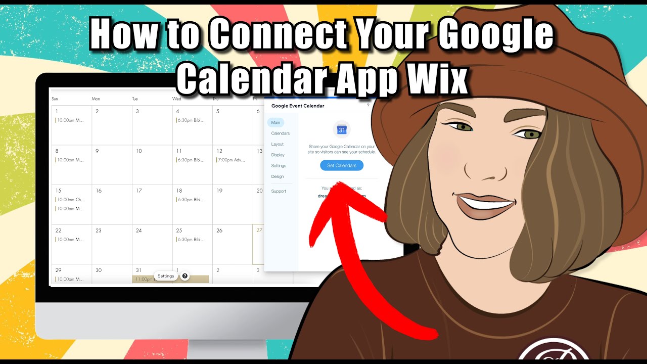 How to Connect Your Google Calendar App for Your WIX Website. - YouTube